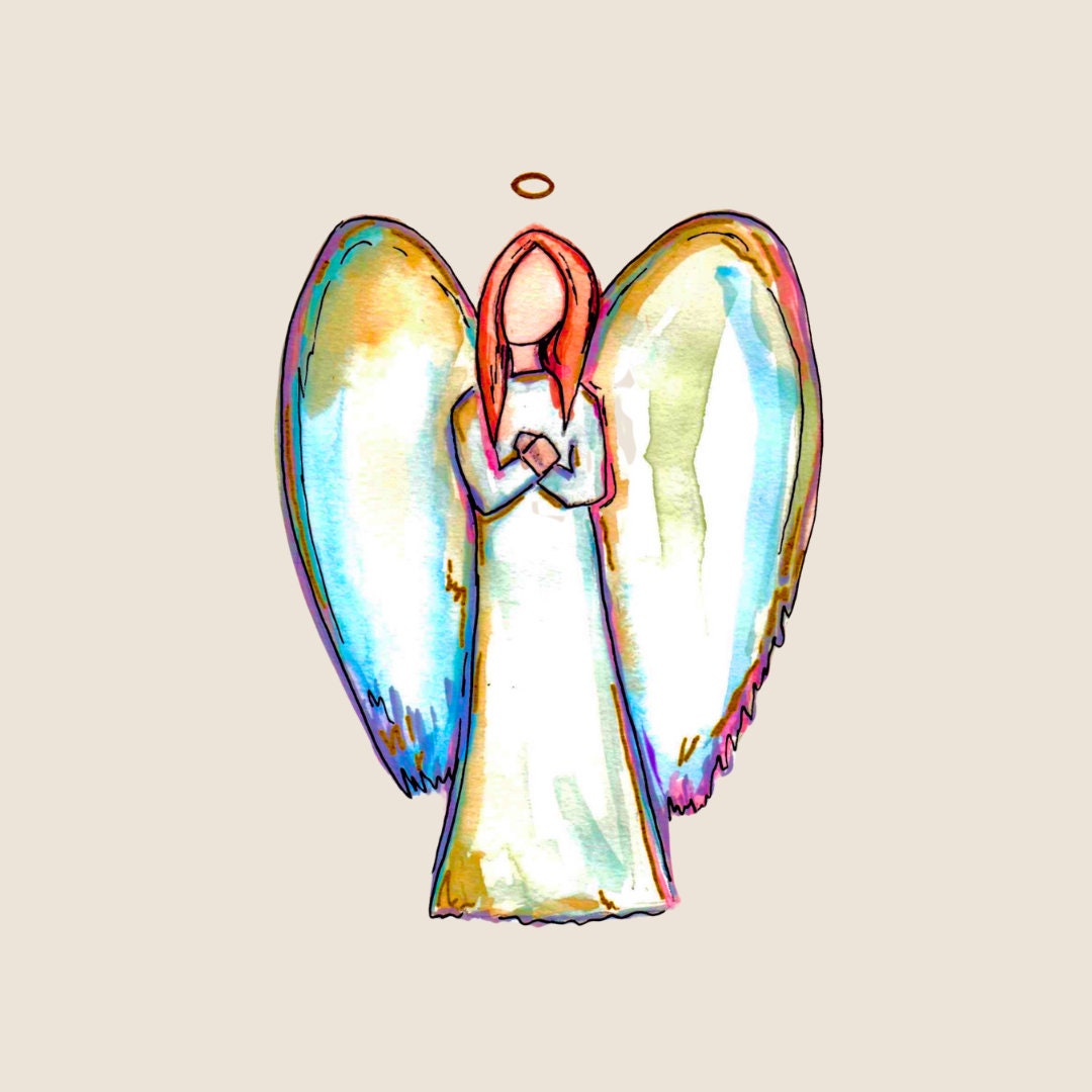 Colorful Angel PNG personal and Commercial Use Approved Design - Etsy