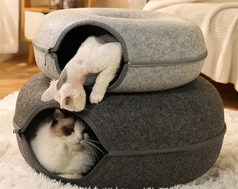 Tunnel Interactive Cat Bed - Etsy