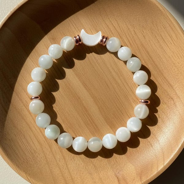 Moonstone Full Moon Ring - Etsy