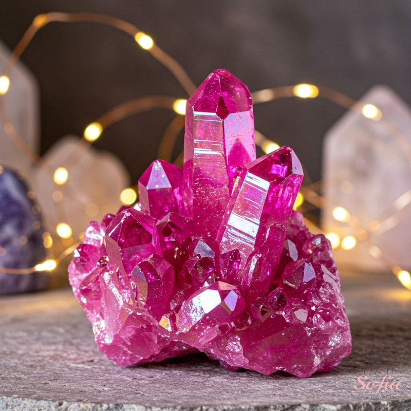 Pink Aura Quartz - Etsy