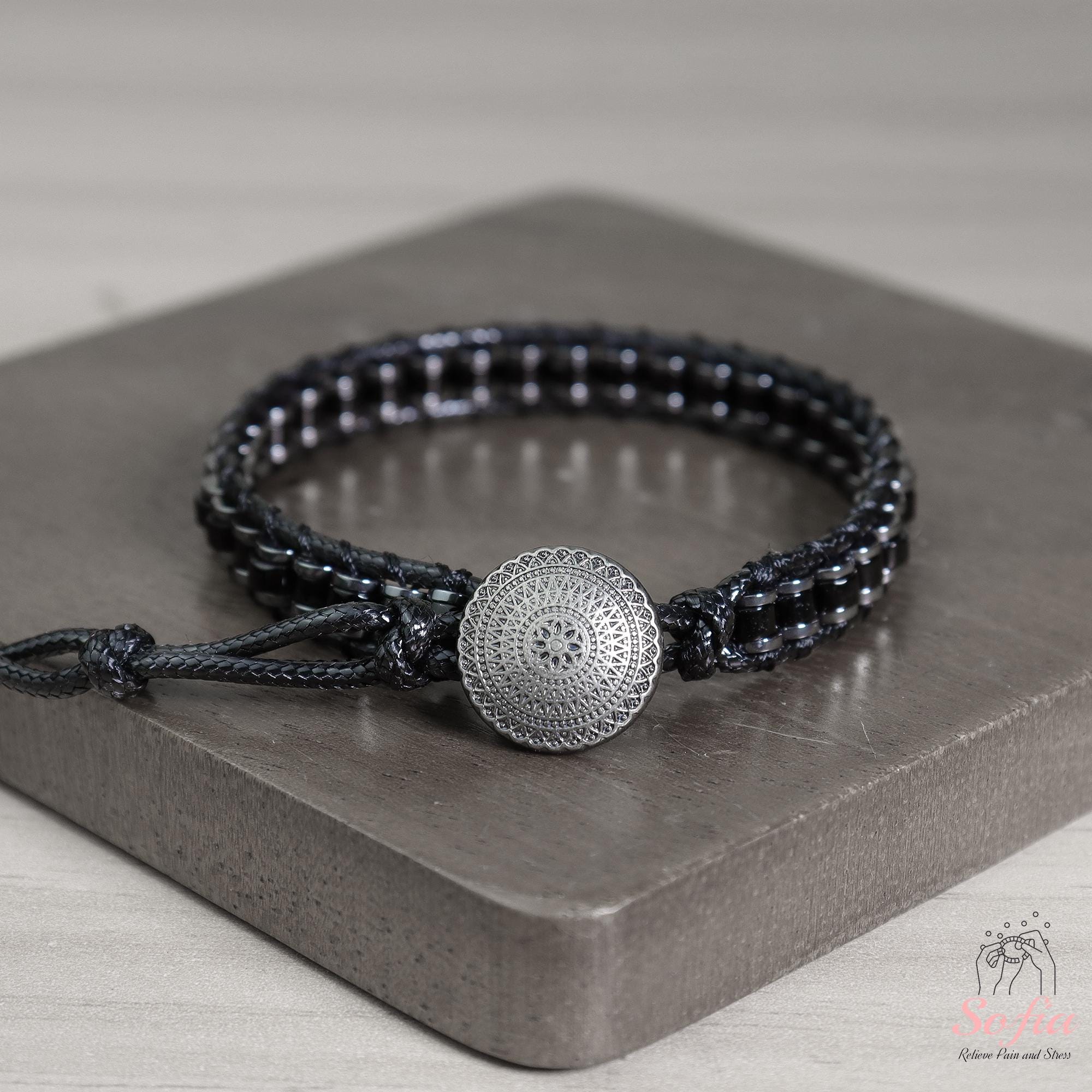 Black Tourmaline Bracelet - EMF Protection Bracelets - Tourmaline ...