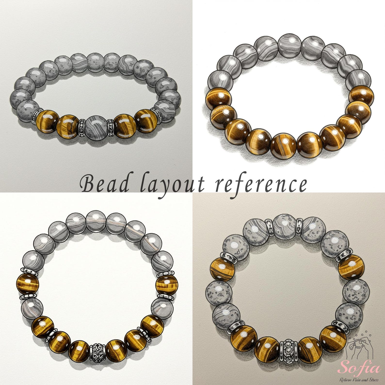 Custom Eye Matching Bracelets - Eye Color Bracelets - Personalized ...