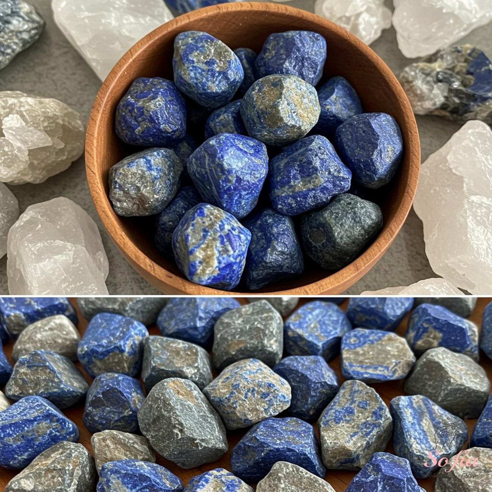 Raw Natural Lapis Lazuli Crystal - Rough Lapis Stones Home Decoration ...