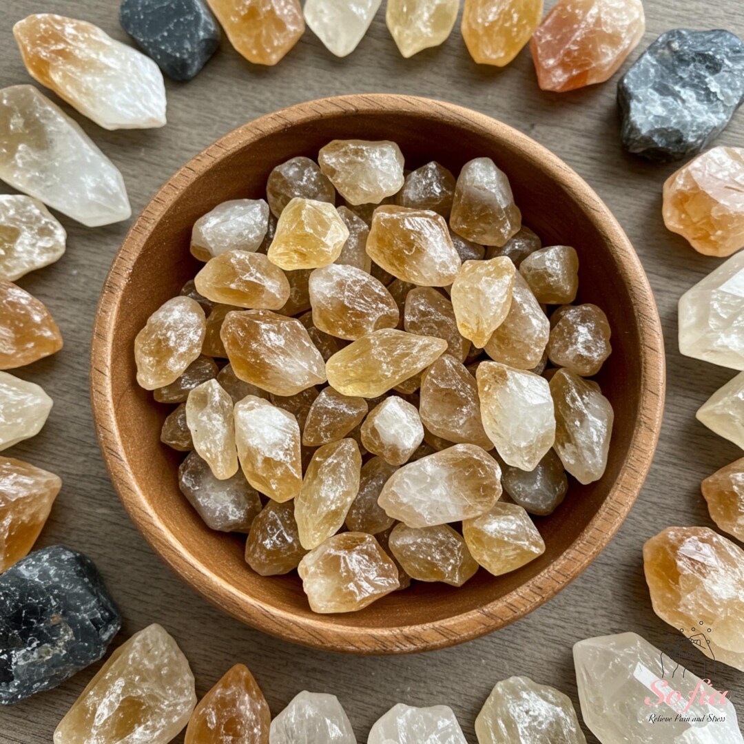 Raw Natural Citrine Crystal - Rough Citrine Stones Home Decoration ...