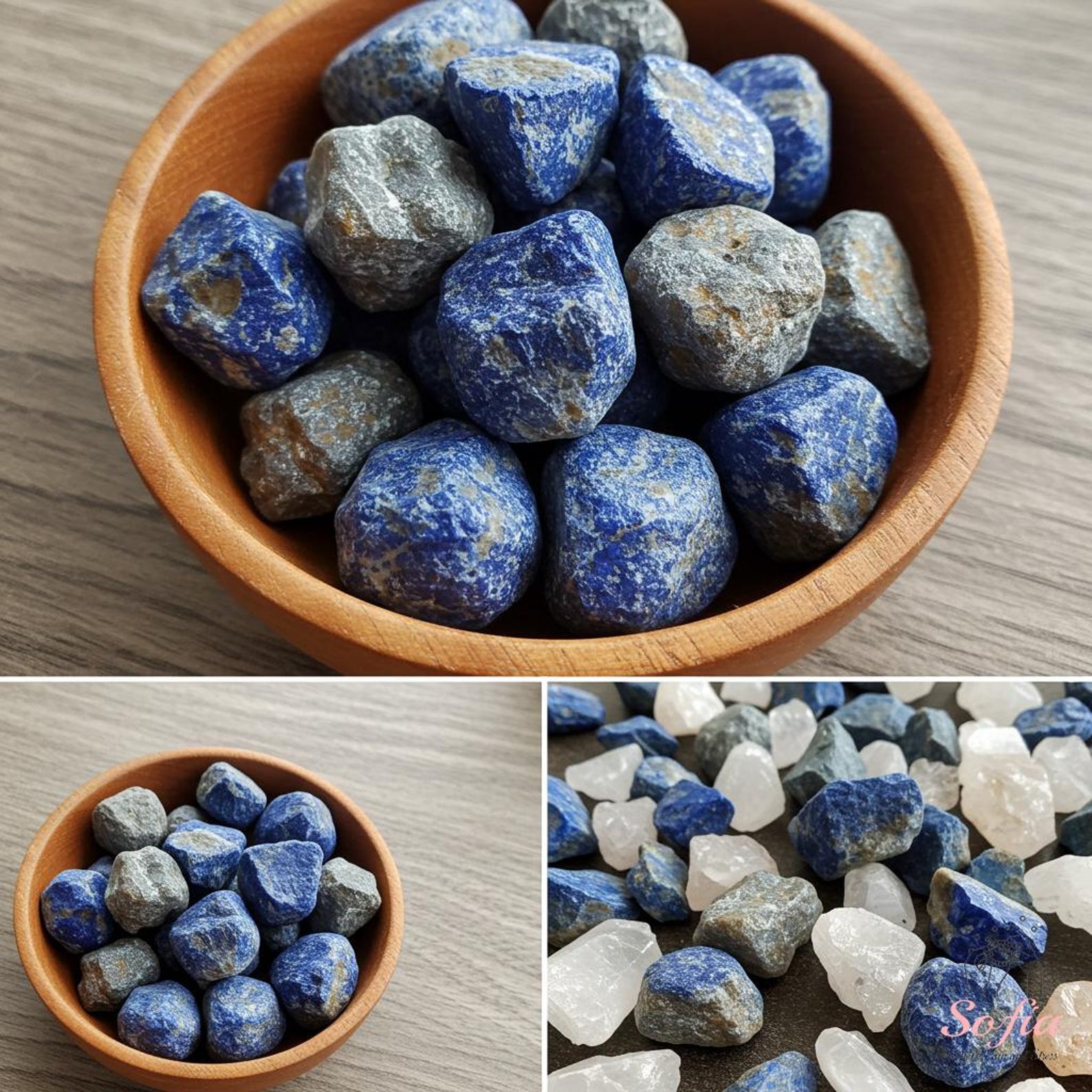 Raw Natural Lapis Lazuli Crystal - Rough Lapis Stones Home Decoration ...