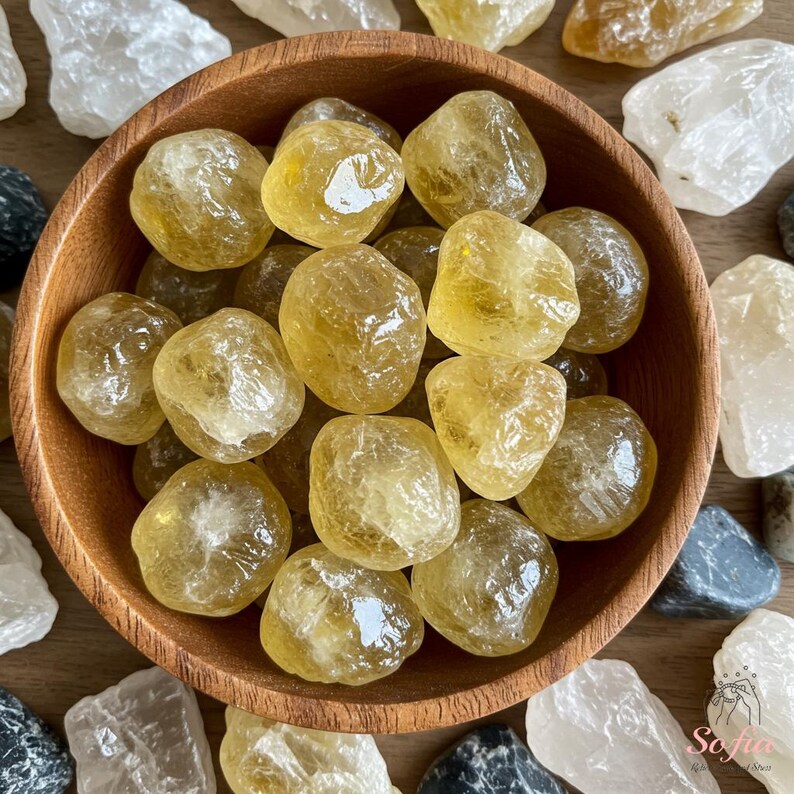 Raw Natural Citrine Crystal - Rough Citrine Stones Home Decoration ...