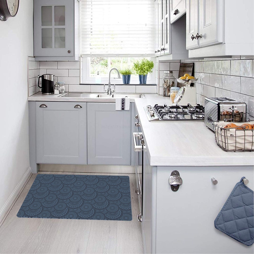 Small Area Rug Mat Ultra-thin Kitchen Rug Entrance Mat With Non Slip ...