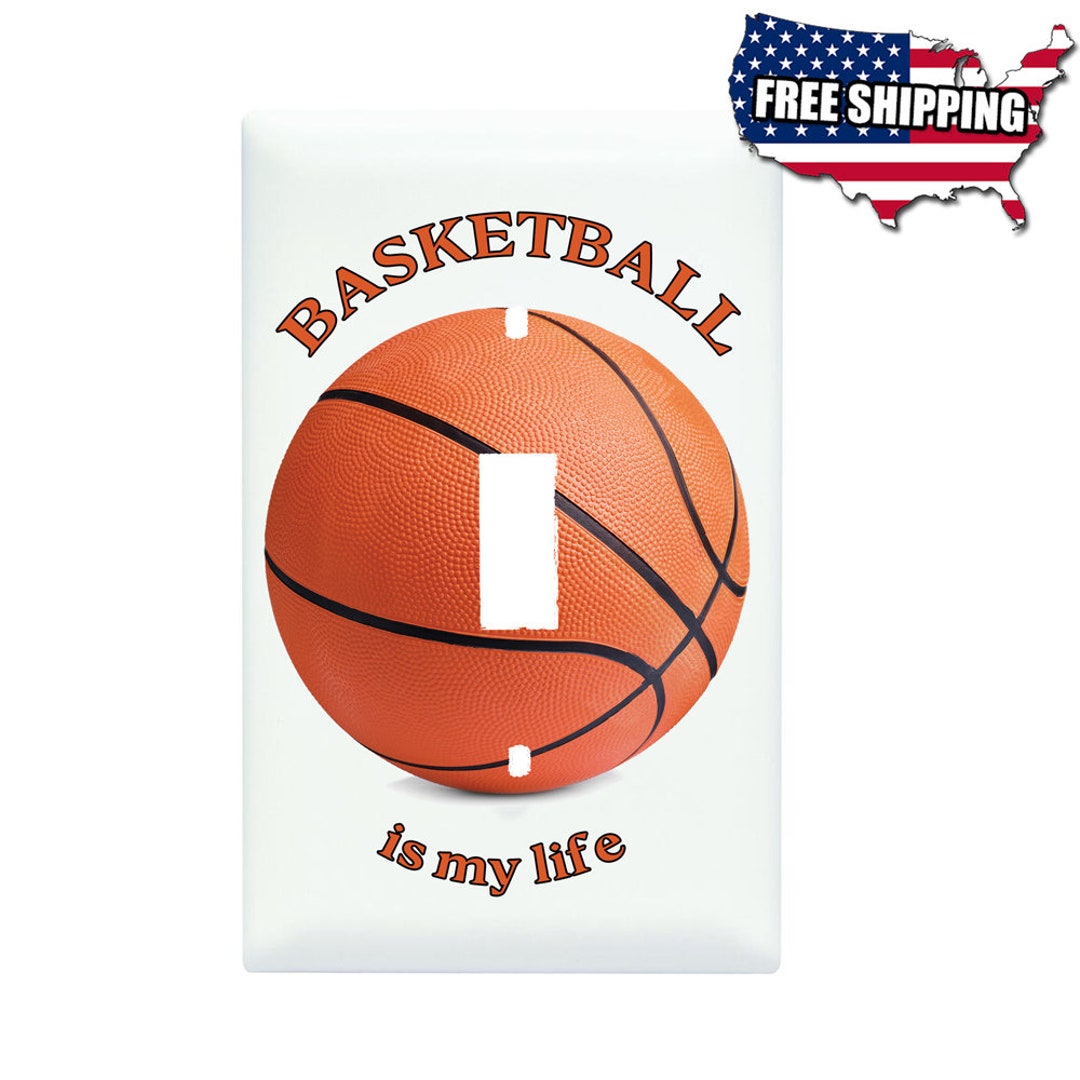 Decorative Sport Theme 1 Gang Light Switch Covers Single Toggle Wall ...