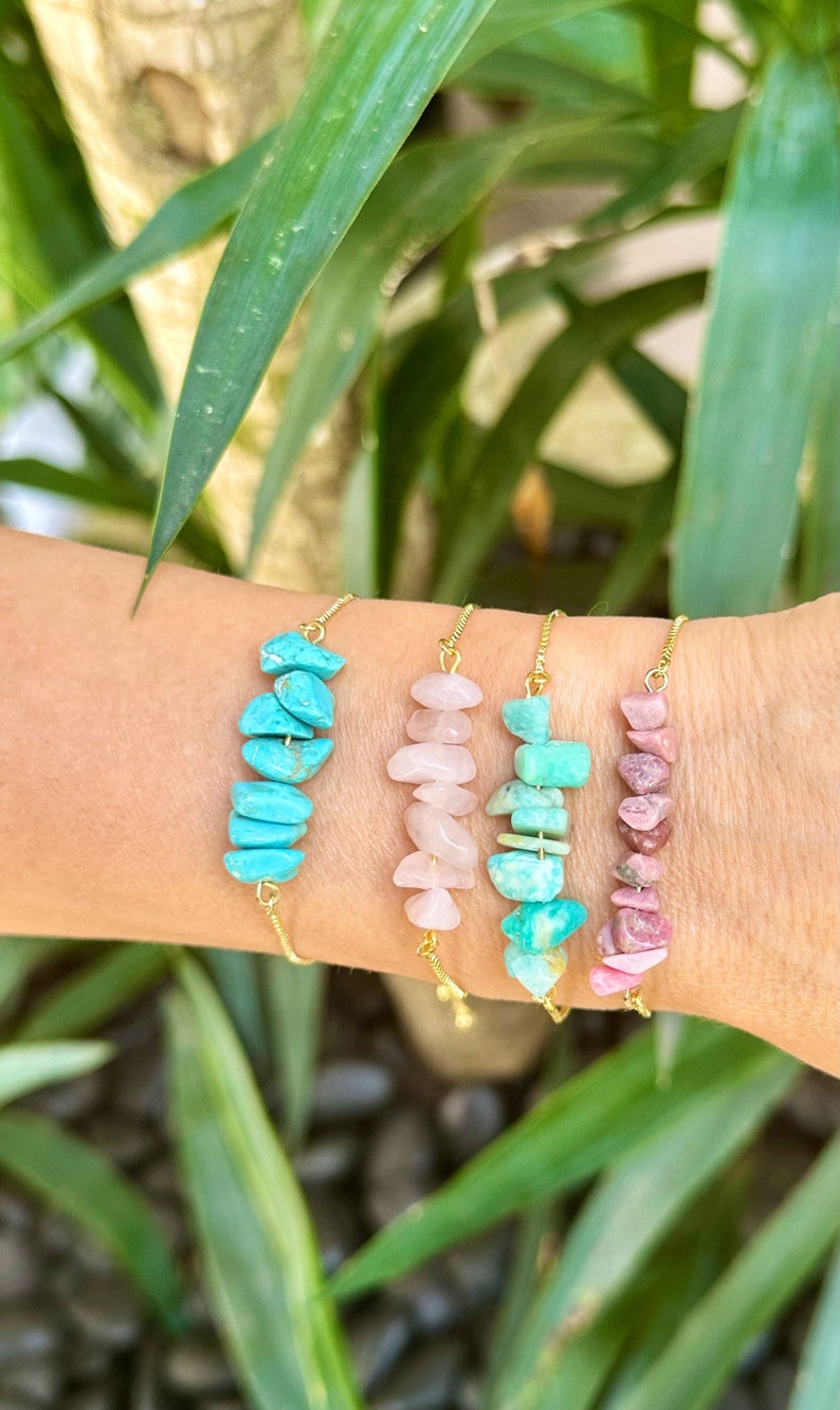Healing Crystal, Handmade Beaded Jewelry, Amazonite Chips Beads ...