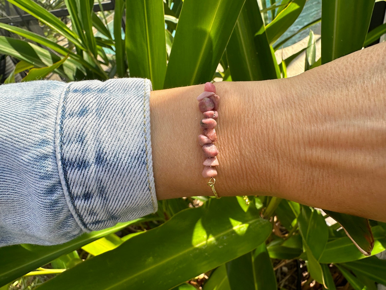 Healing Crystal, Handmade Beaded Jewelry, Amazonite Chips Beads ...