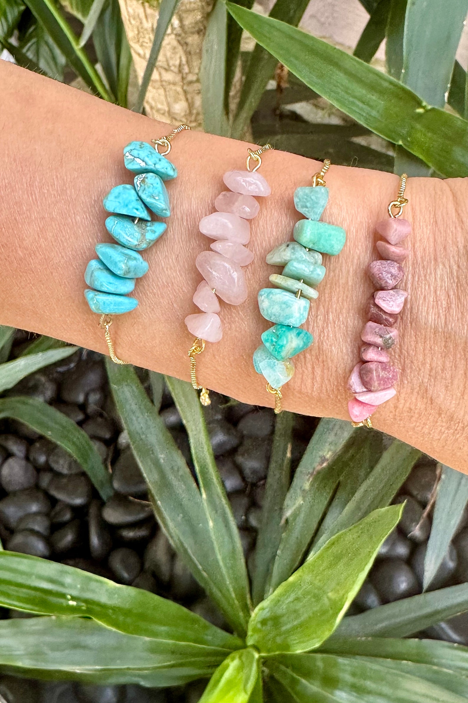 Healing Crystal, Handmade Beaded Jewelry, Amazonite Chips Beads ...