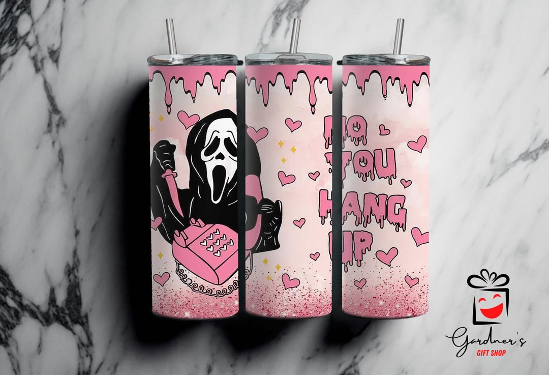 Scary, Horror, Ghostface, Scream Fan 20oz Tumbler Movie Box Wrap ...