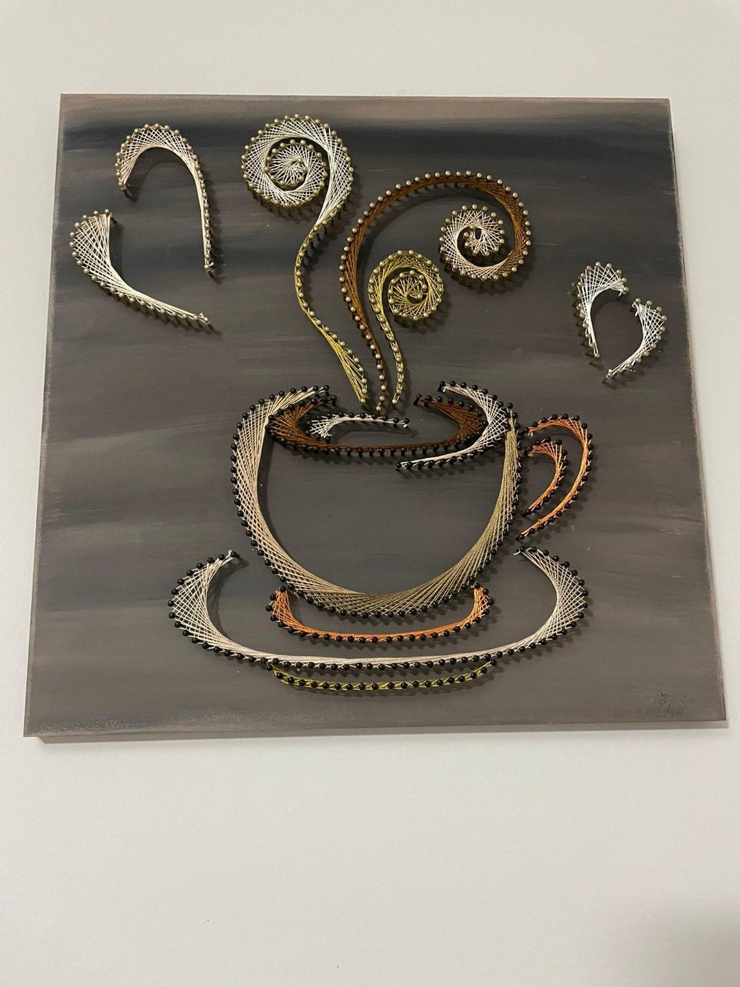 String Art Coffee, Digital Pattern Only - Etsy