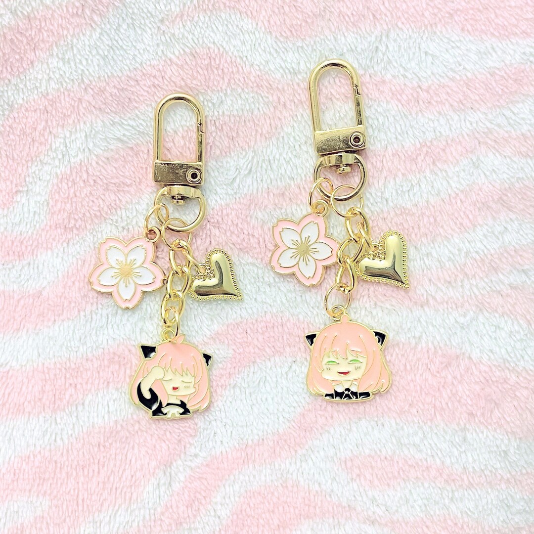 Anya Keychain | Anime Girl Keychain | Kawaii Anime Keychain | Kawaii ...