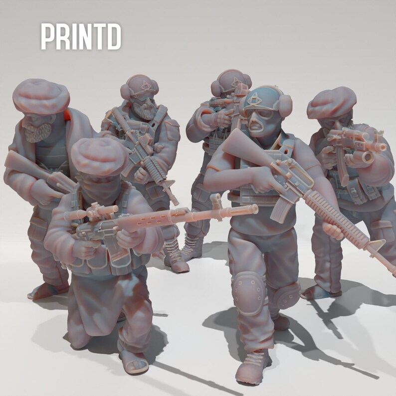 OPFOR Taliban Team Modern Warfare Wargame Resin Models - Etsy