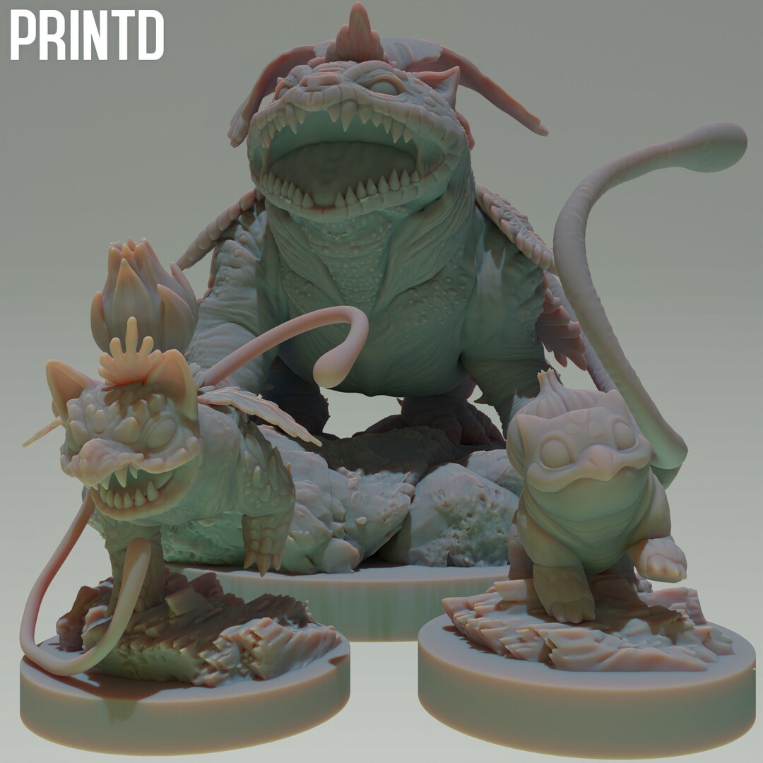 Kaijumon Flow Toad Trio Monster Battle Creatures Meme Funny Highly ...