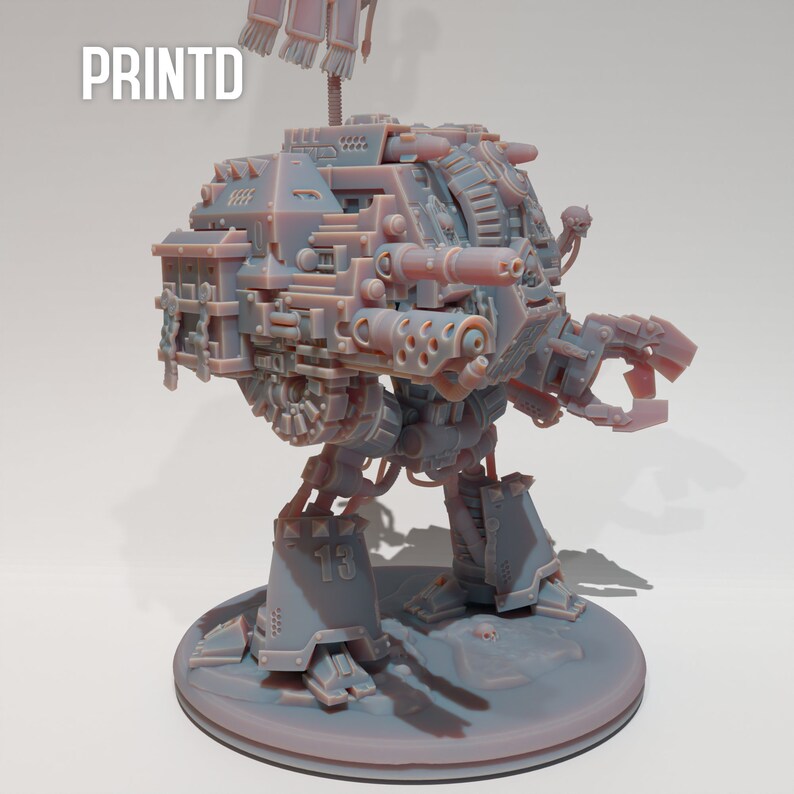 Loyal Battle Walker Resin 3D Printed Model - Etsy