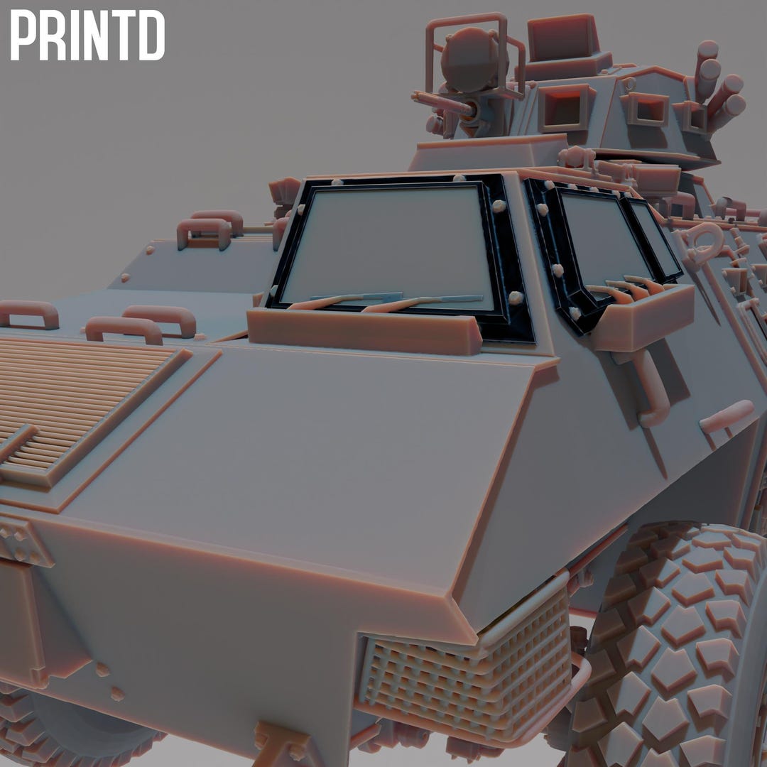 GKN Simba Personnel Carrier - Modern Warfare Wargame Hobby Resin Scale ...