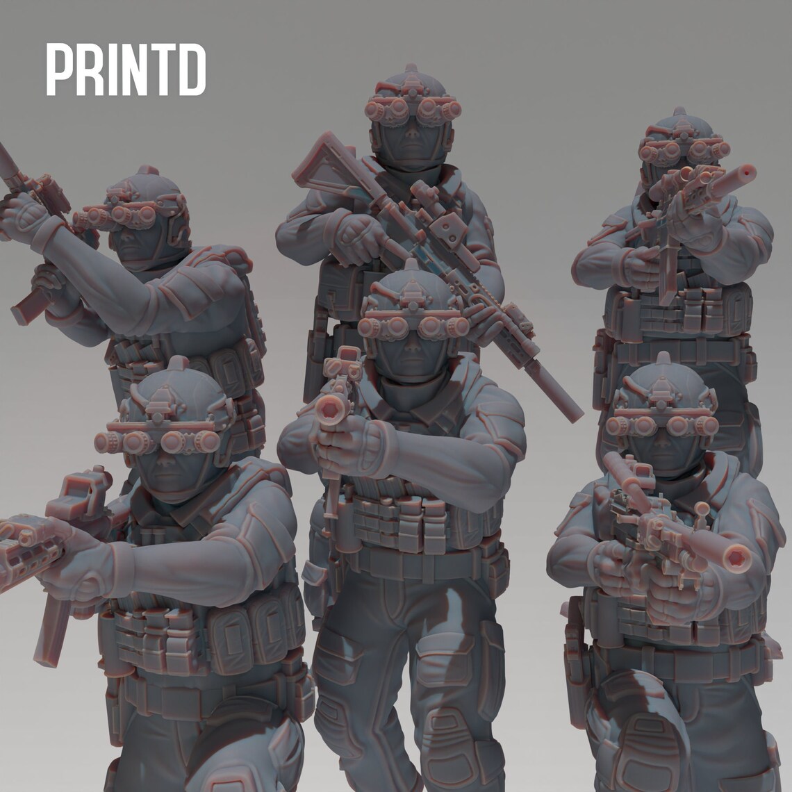 DEVGRU Seal Team Six Modern Warfare Wargame Resin Models - Etsy