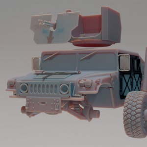 Mosul SWAT Humvee - Modern Warfare Wargame Hobby Resin Scale Models - Etsy