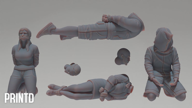 28mm Civilians Modern Warfare Wargame Hobby Resin Scale Models - Etsy