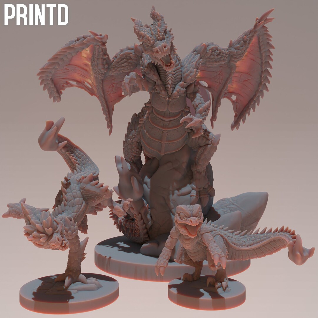 Kaijumon Char Lizard Trio Monster Battle Creatures Meme Funny Highly ...