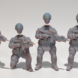 USMC MARSOC Grenadier Team - Modern Warfare Wargame Hobby Resin Scale ...
