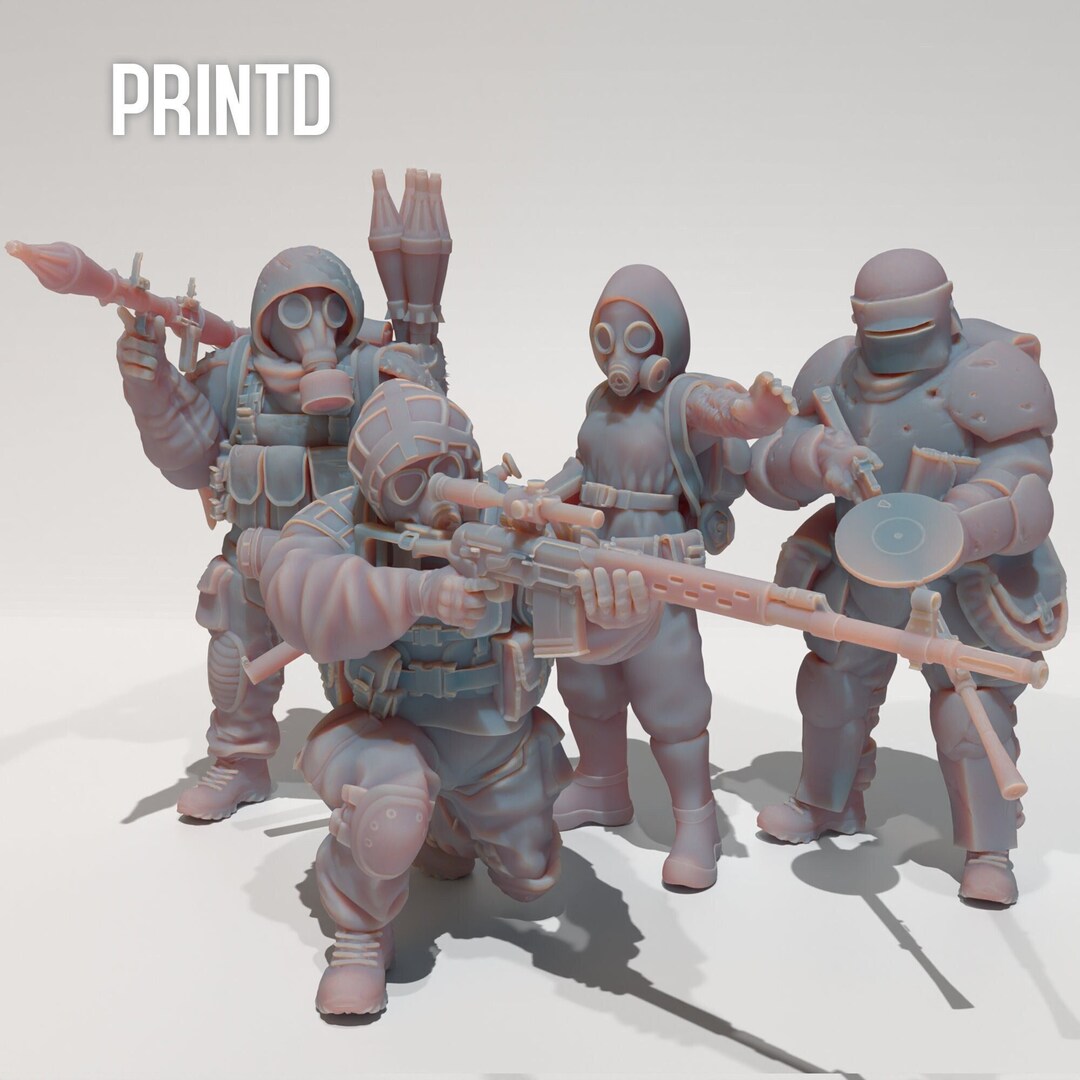 After the Fall Part 1 - Post Apocalyptic Zona Alpha Wargame Hobby Resin ...