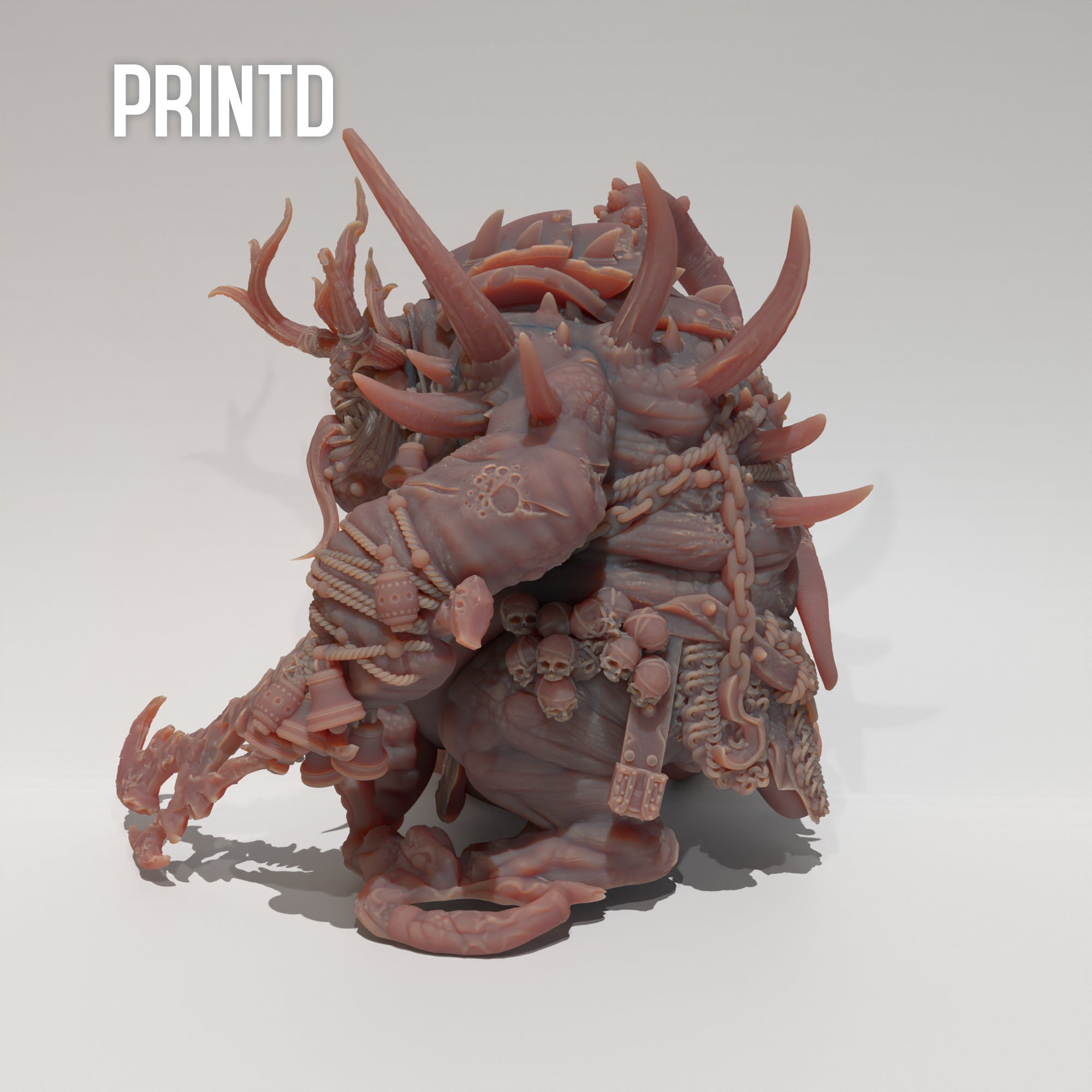 Bozzoth Greater Plague Demon Resin 3D Printed Model - Etsy