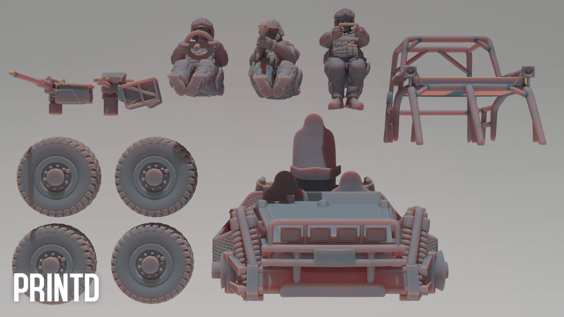 DEVGRU Desert Patrol Vehicle Modern Warfare Wargame Hobby Resin Scale Models - Etsy