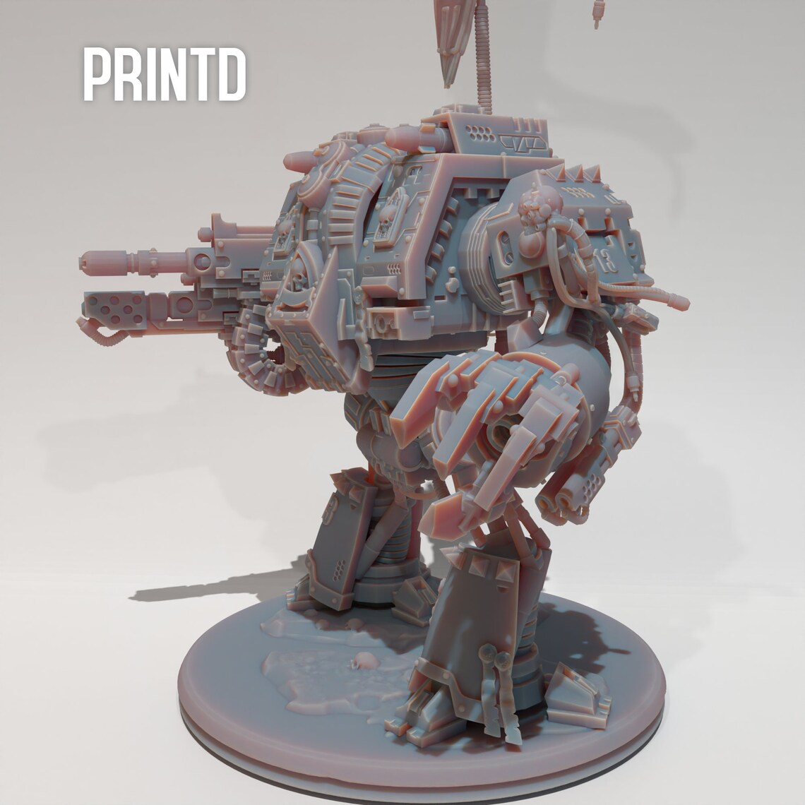 Loyal Battle Walker Resin 3D Printed Model - Etsy