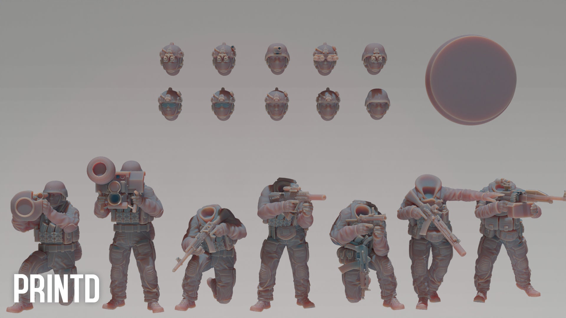 Ukrainian Special Forces Modern Warfare Wargame Hobby Resin Scale ...