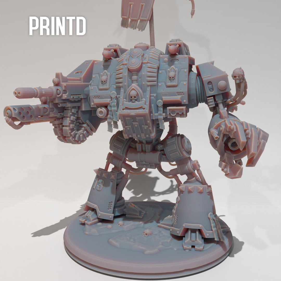 Loyal Battle Walker Resin 3D Printed Model - Etsy