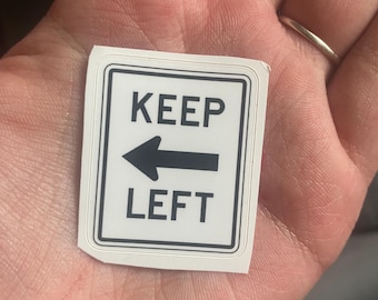 Keep Left Sign USVI St. John - Etsy
