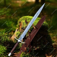 Custom Handmade Sword With Scabbard Best Sword for Collection Gift for ...
