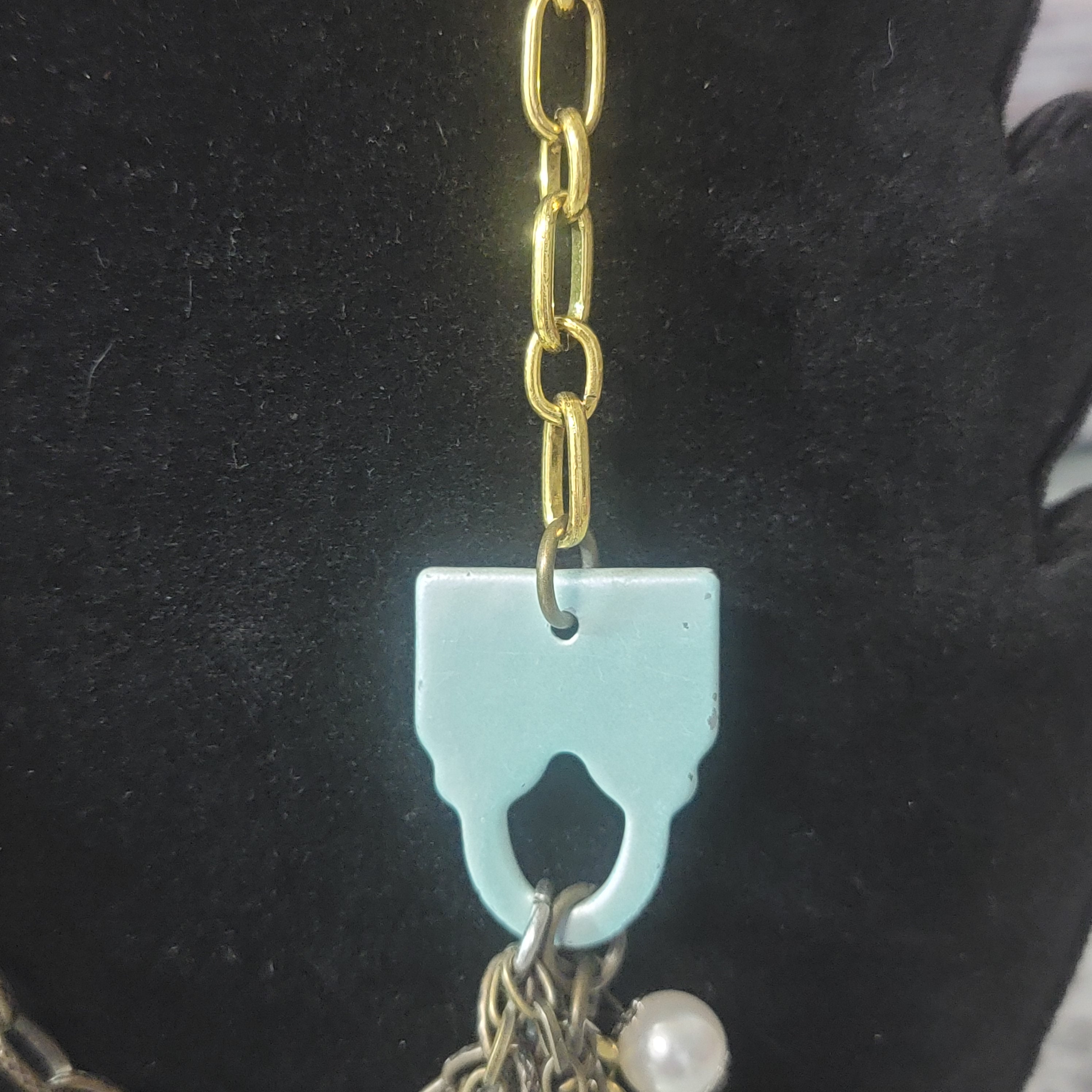 Vintage Inspired Plunder Designs Chain Link Charm Necklace - Etsy