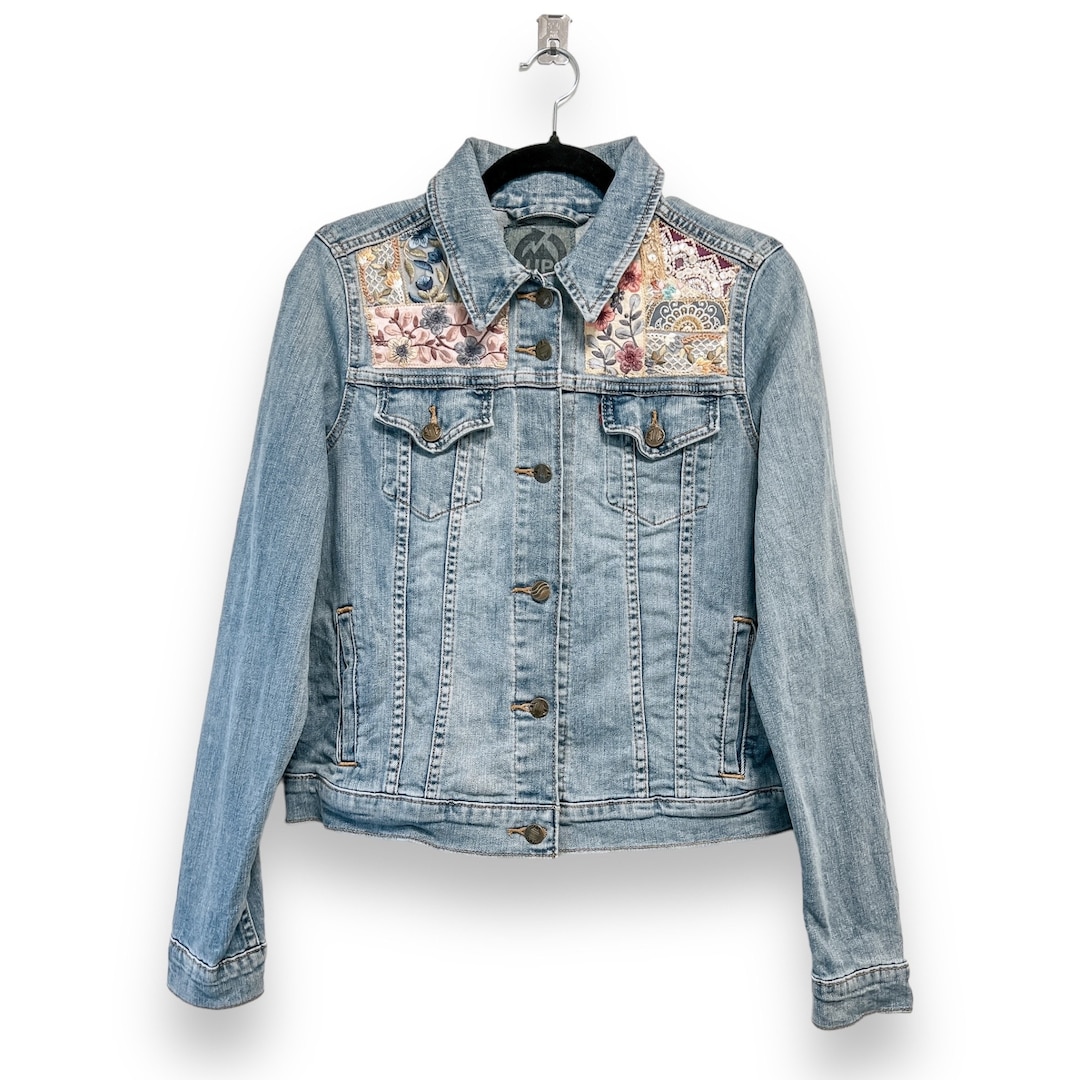 Western Wear for Women Upcycle Clothing for Women Upcycle Jean Jacket ...
