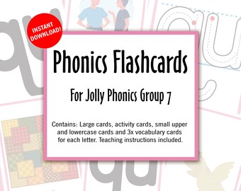 PHONICS BUNDLE Printable for Jolly Phonics Group 4 Alphabet - Etsy