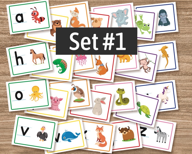 Animal Phonics BUNDLE | Alphabet Flashcards | Learning Games and ...