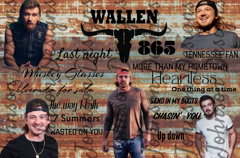 Wallen Country Music Tumbler Wrap - Etsy