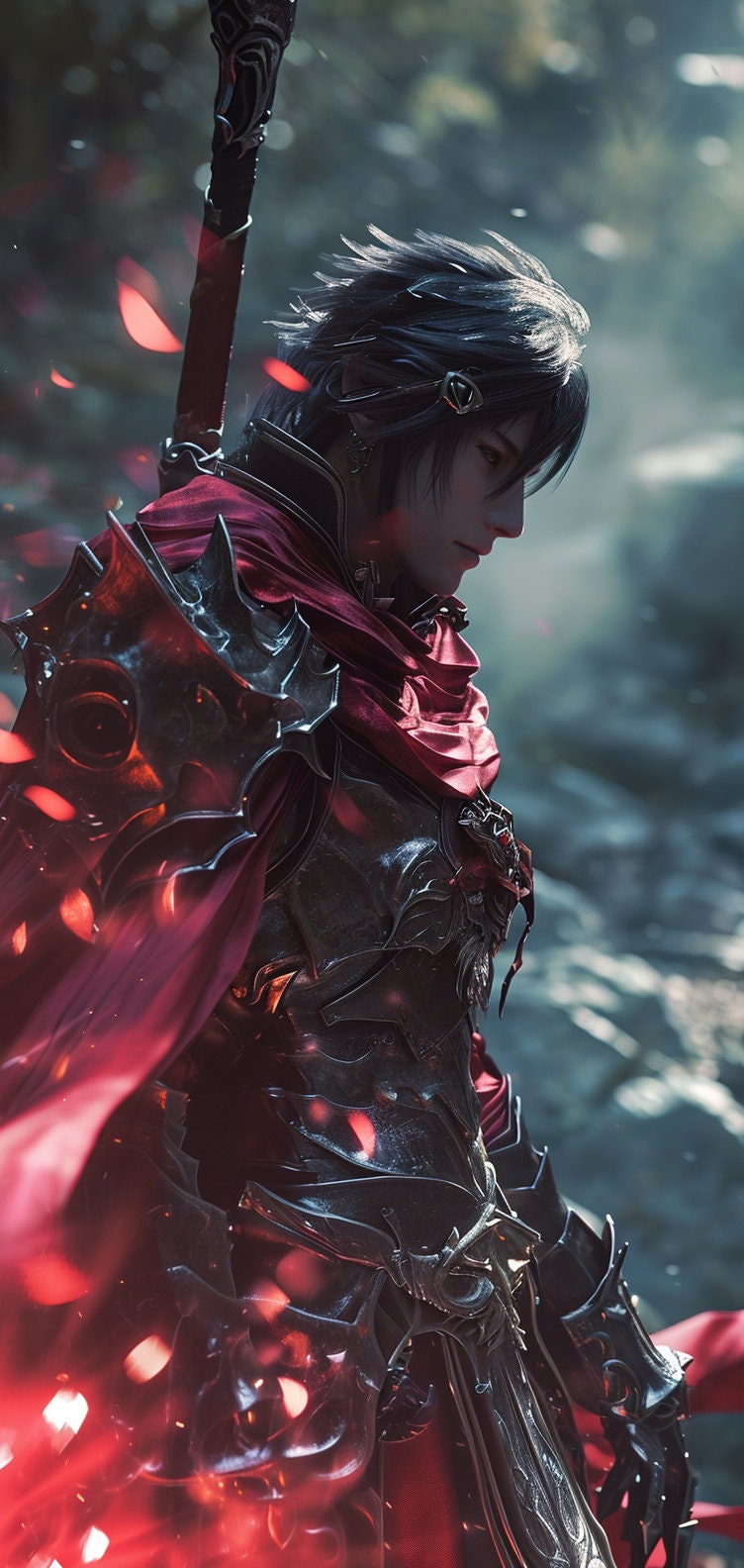 Open World RPG Video Game Inspired Phone Wallpaper | 752x1584 | MMORPG ...