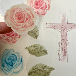 Rosary Wall and Window Stickers Vinyl Easy Peel and Restickable - Etsy