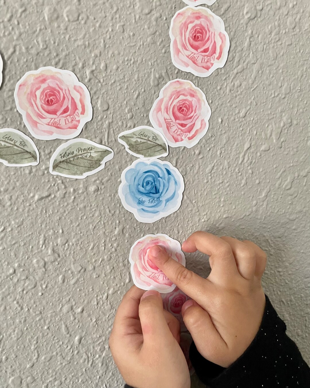 Rosary Wall and Window Stickers Vinyl Easy Peel and Restickable - Etsy