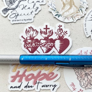 Lot of 12 Catholic Sticker Bundle Matte Vinyl Water Resistant ...