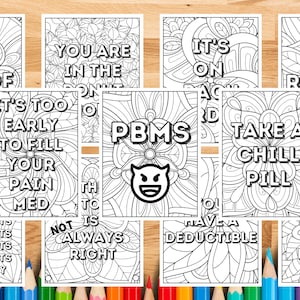 Pharmacy Quotes Printable Adult Coloring Pages | Instant Download - Etsy