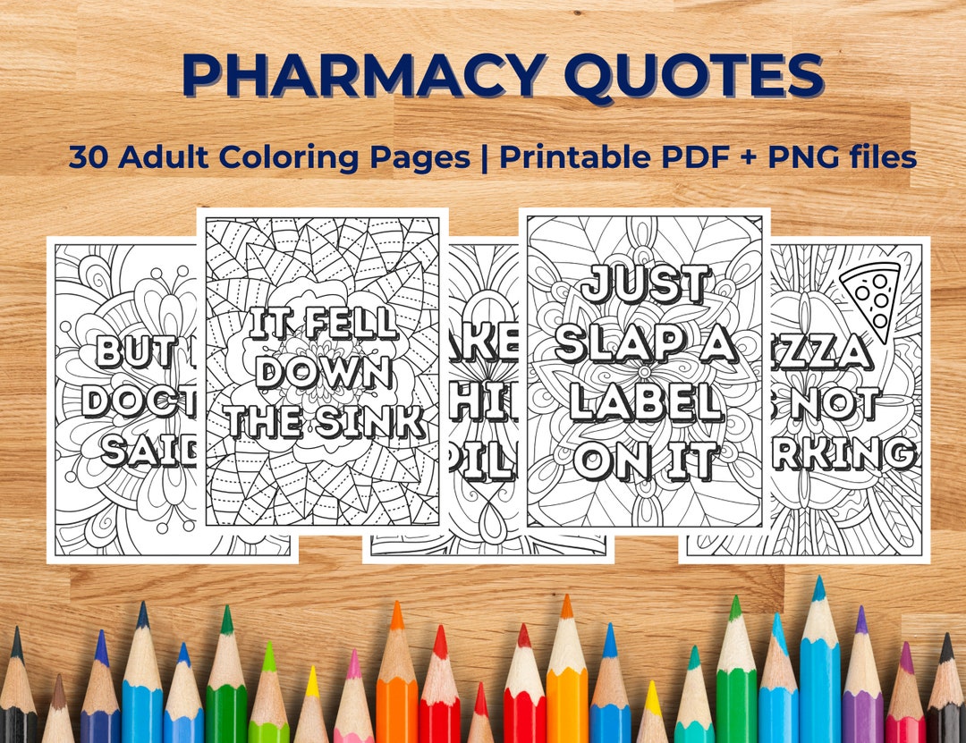 Pharmacy Coloring Pages