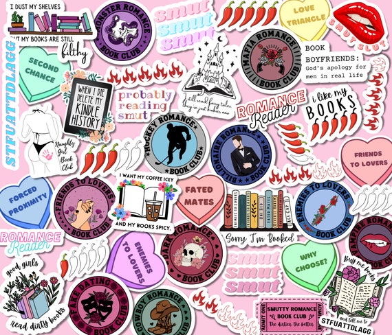 Bookish Kindle Sticker Pack | Kindle Stickers | Aesthetic Stickers ...