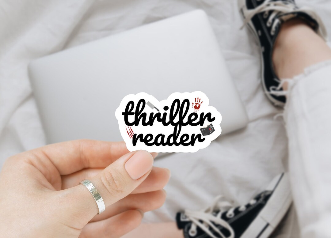 Triller Reader Sticker, Thriller Book Sticker, Bookish, Booktok, Kindle ...
