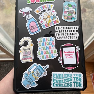 Bookish Sticker Bundle, 10 Piece Sticker Bundle, Booktok Stickers ...