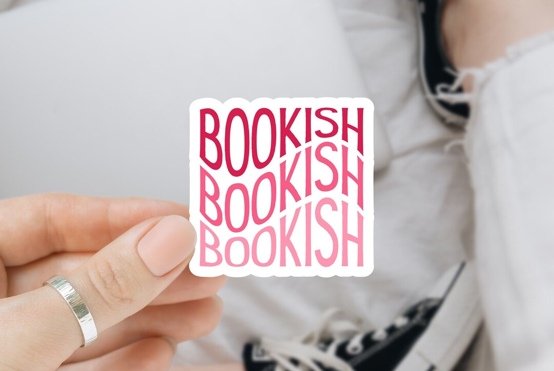 Groovy Pink Bookish Sticker, Groovy Book Sticker, Bookish Sticker, Cute ...